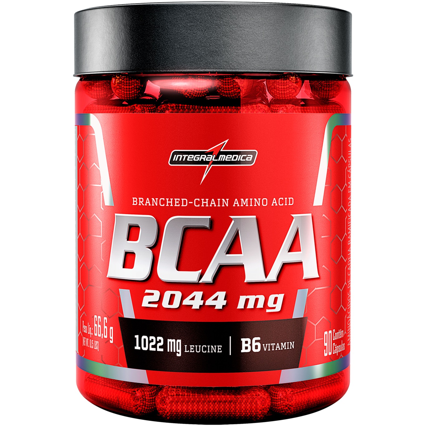 BCAA 2044 mg Integralmédica - 90 Cápsulas em Promoção | Centauro