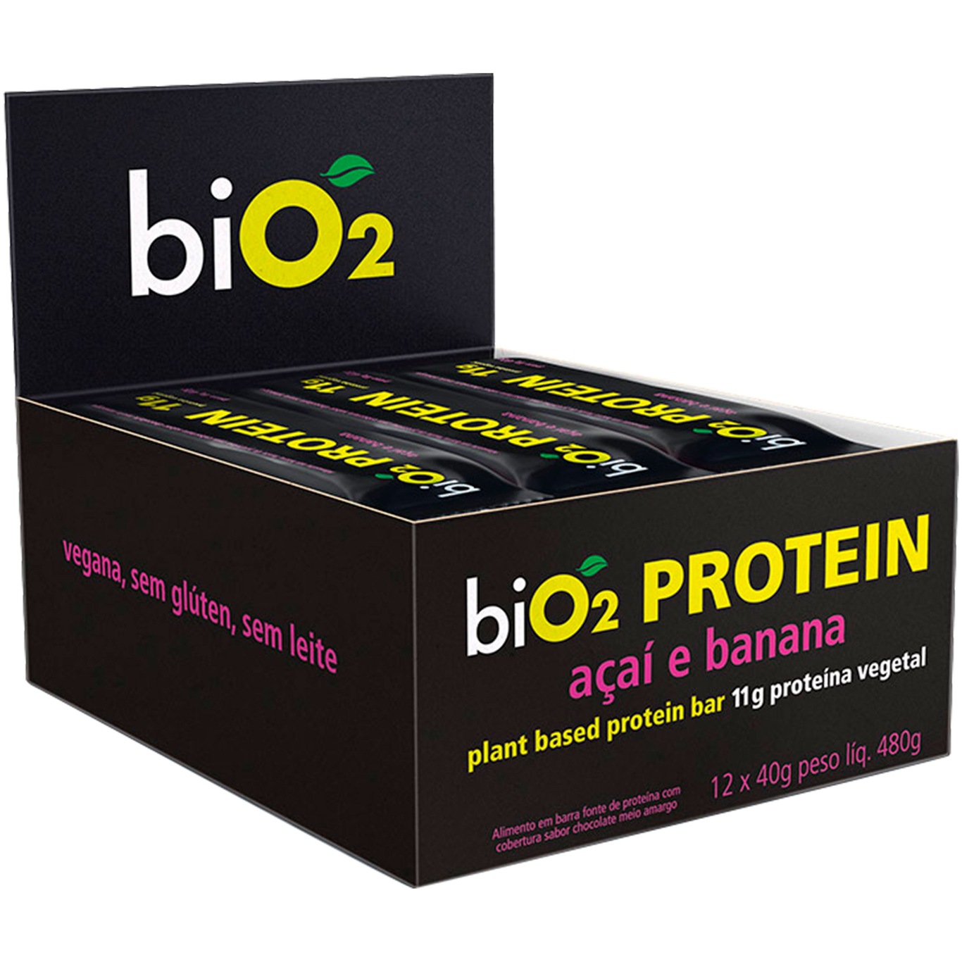 Bio2 Protein - Açaí e Banana - 12 Unidades | Centauro