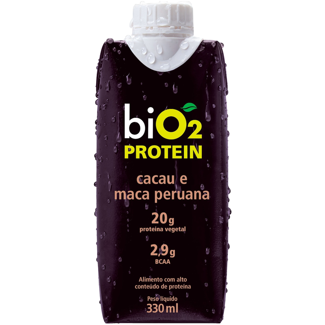 biO2 Protein Shake - Cacau e Maca Peruana - 330ml | Centauro