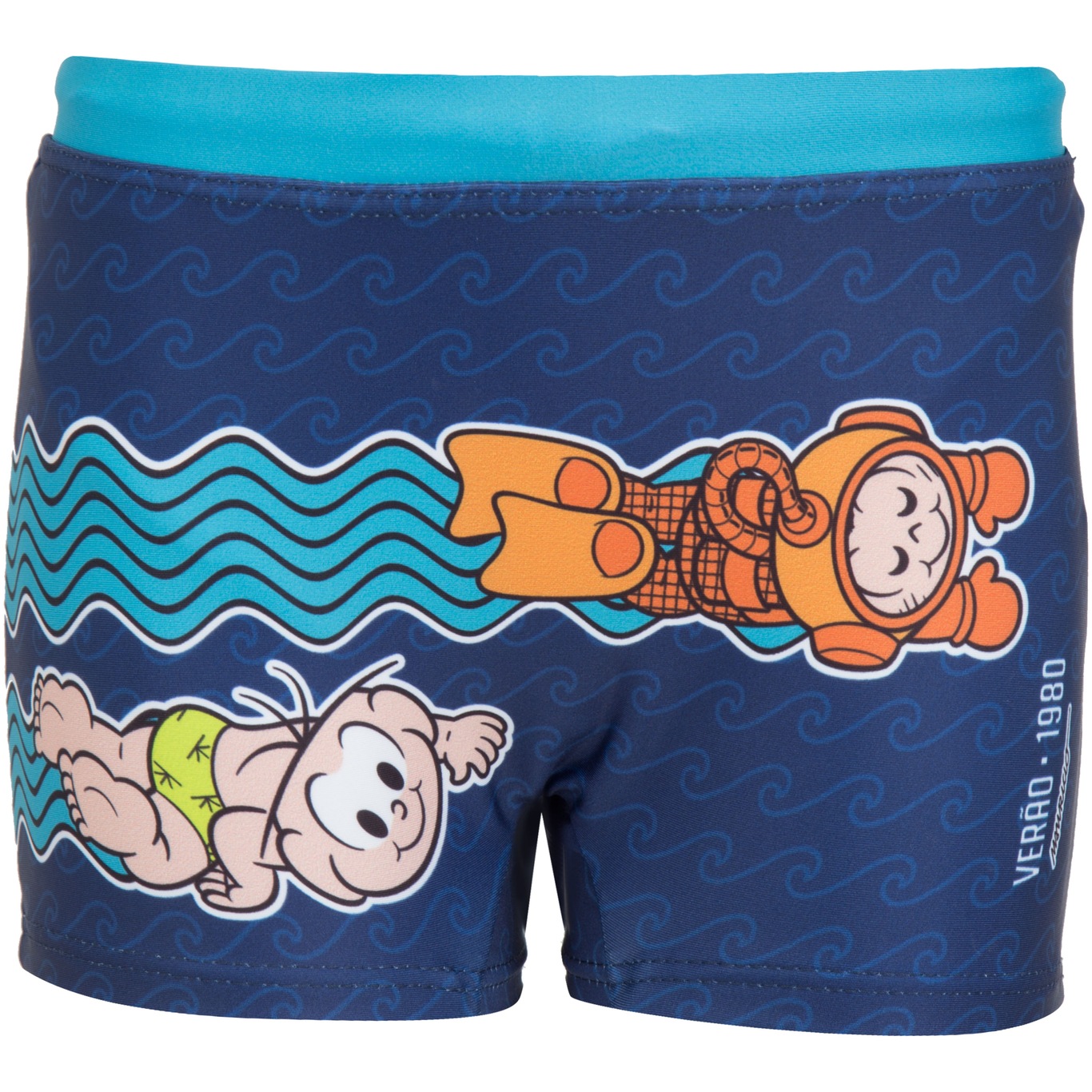 Sunga Boxer Turma da Mônica Amigos Onda - Infantil | Centauro