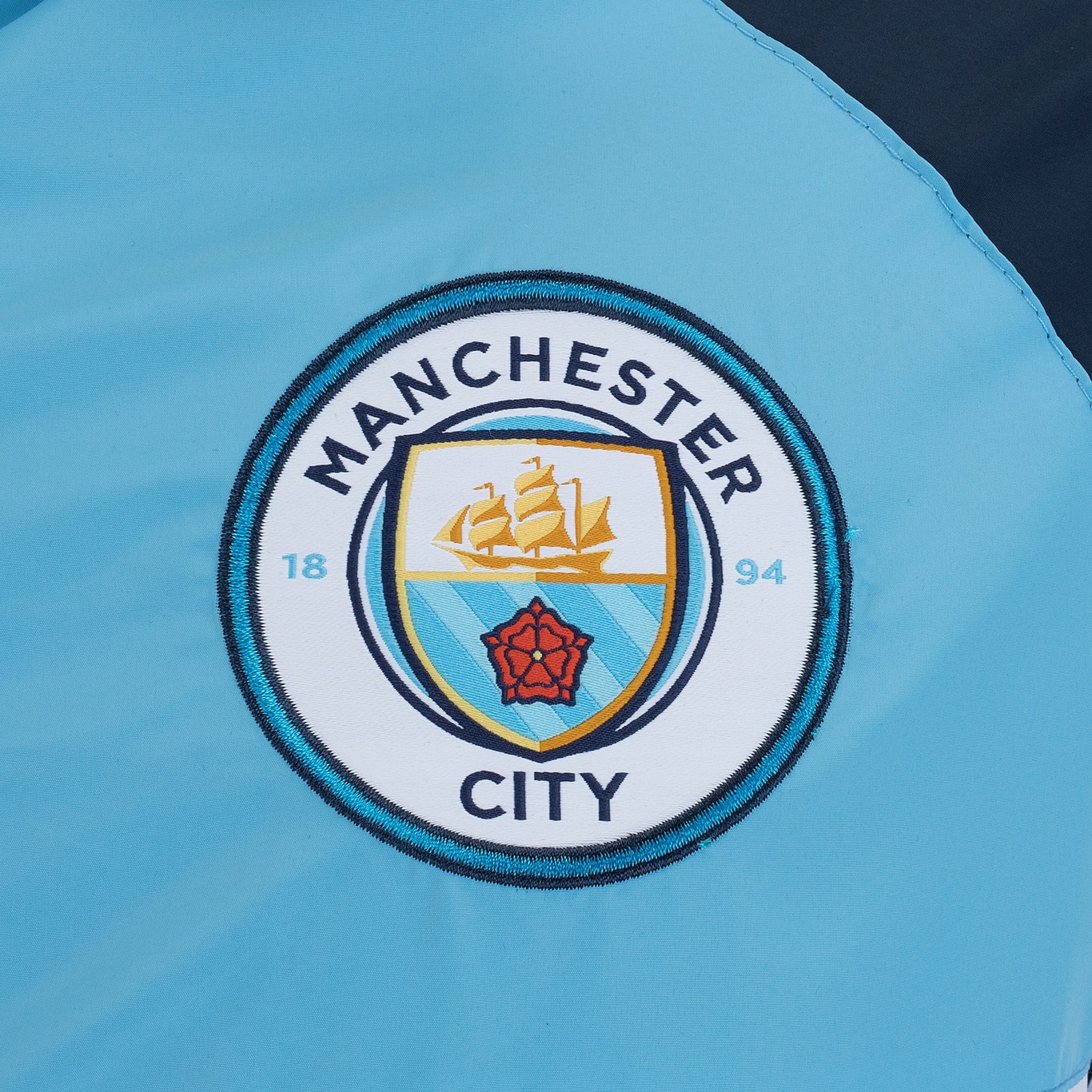 Jaqueta Manchester City XPS Sports com Capuz Masculina Corta-Vento ...