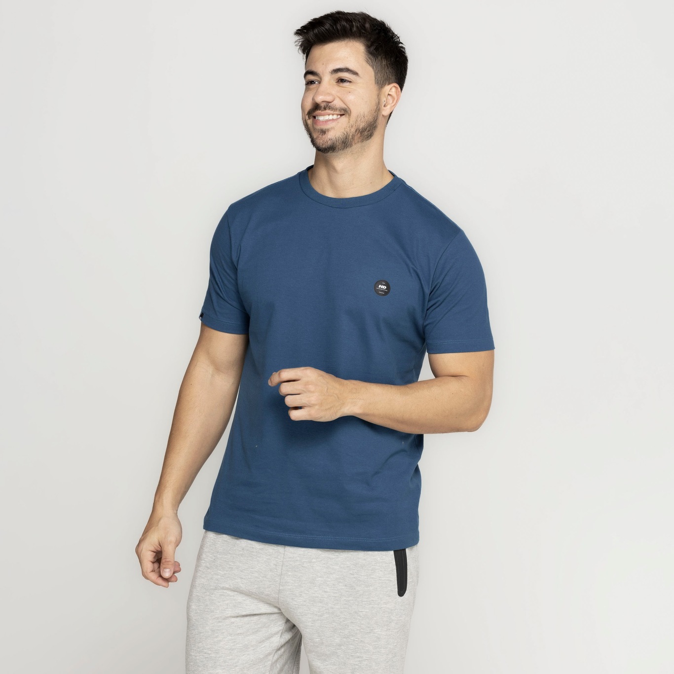 Camiseta Masculina HD Manga Curta Label | Centauro