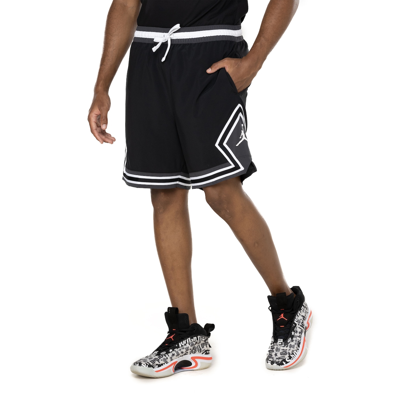 Bermuda Jordan Nike Masculina Dri-Fit Sport Diamond | Centauro