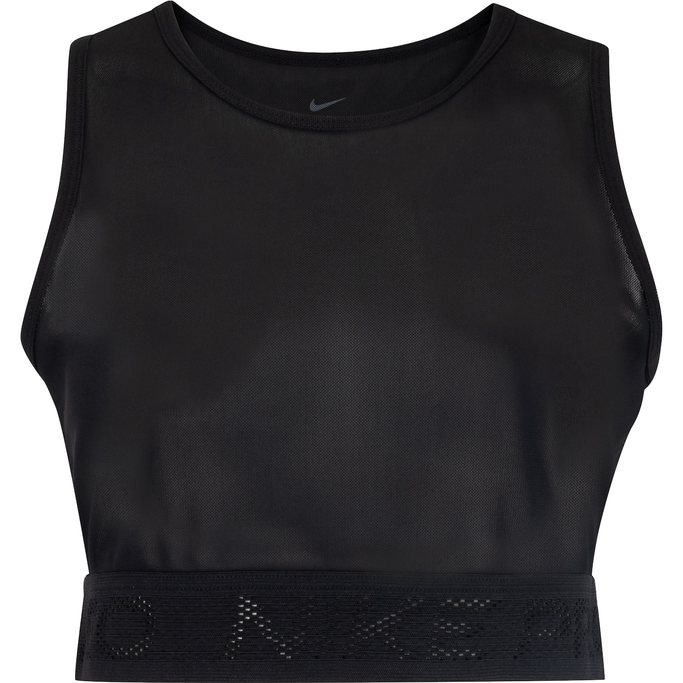Blusa Cropped Regata Feminina Nike Mesh Pro Tanike em Promoção | Centauro