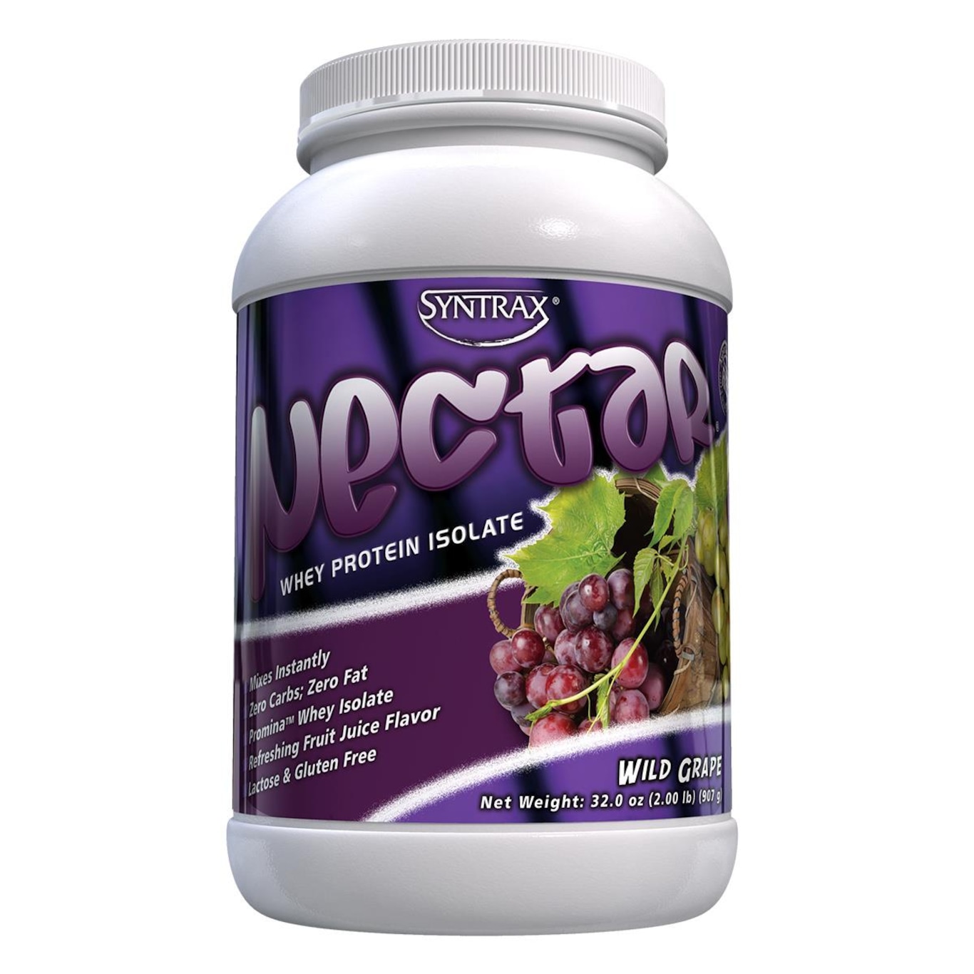 Whey ProteinIsolado Syntrax Nectar Whey Isolate - Grape - 907 g | Centauro