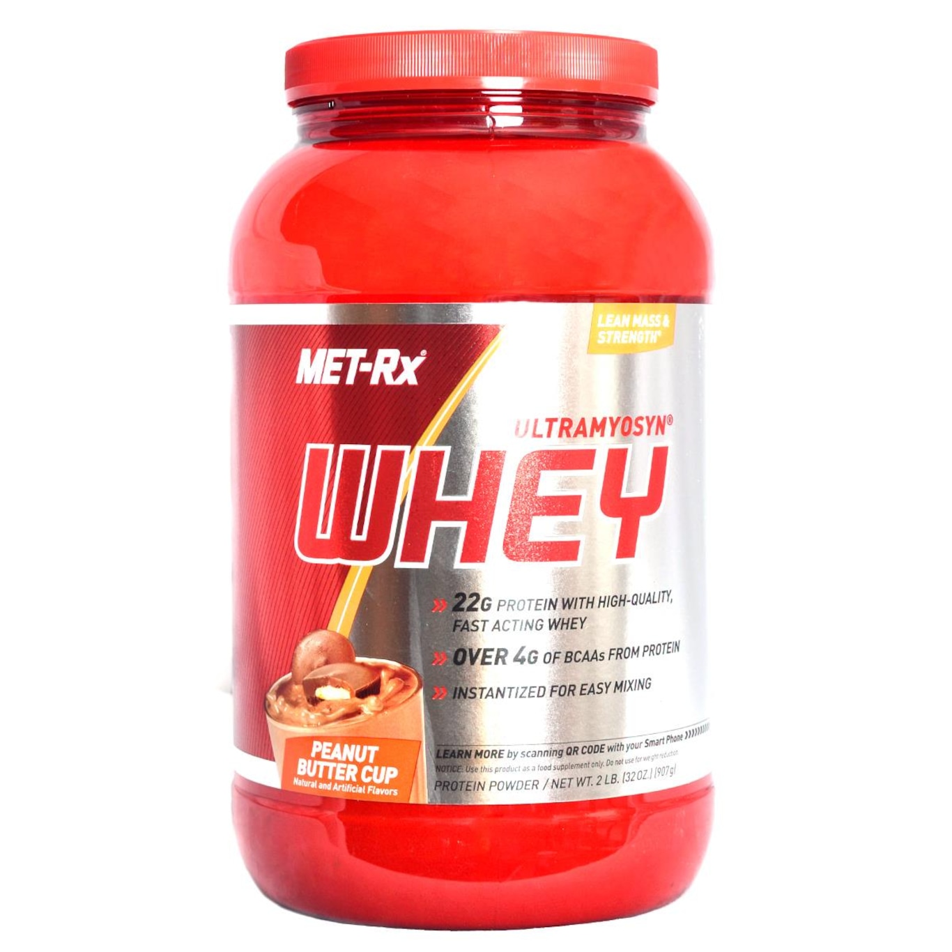Whey Protein Met-Rx 100% Ultramyosyn Whey - Amendoim - 2 Lbs | Centauro