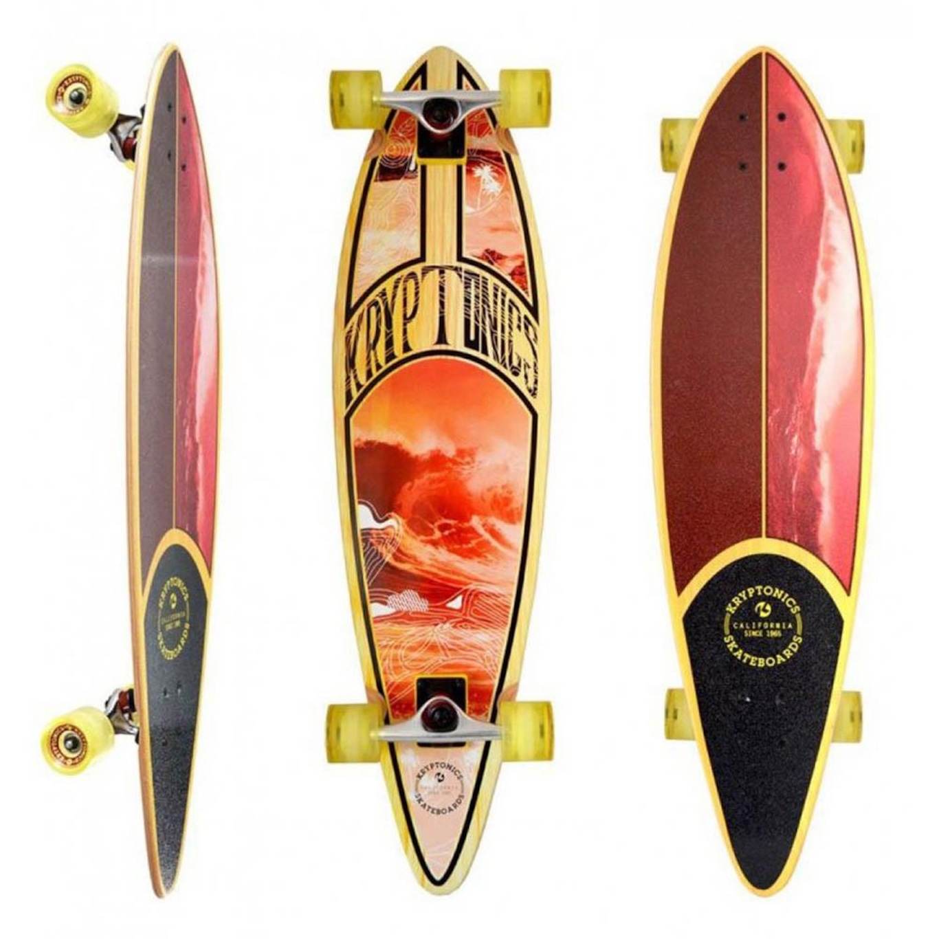 Longboard Kryptonics Surf Map | Centauro