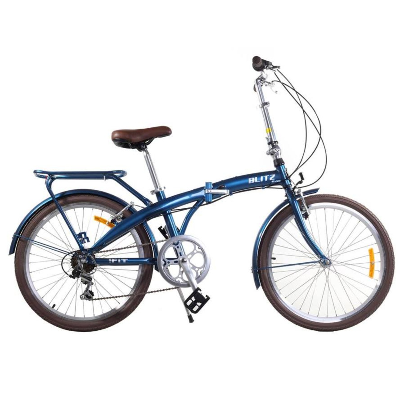 Bicicleta Blitz Fit Dobrável - Aro 24 - Freios V-Brake - Câmbio 6V ...