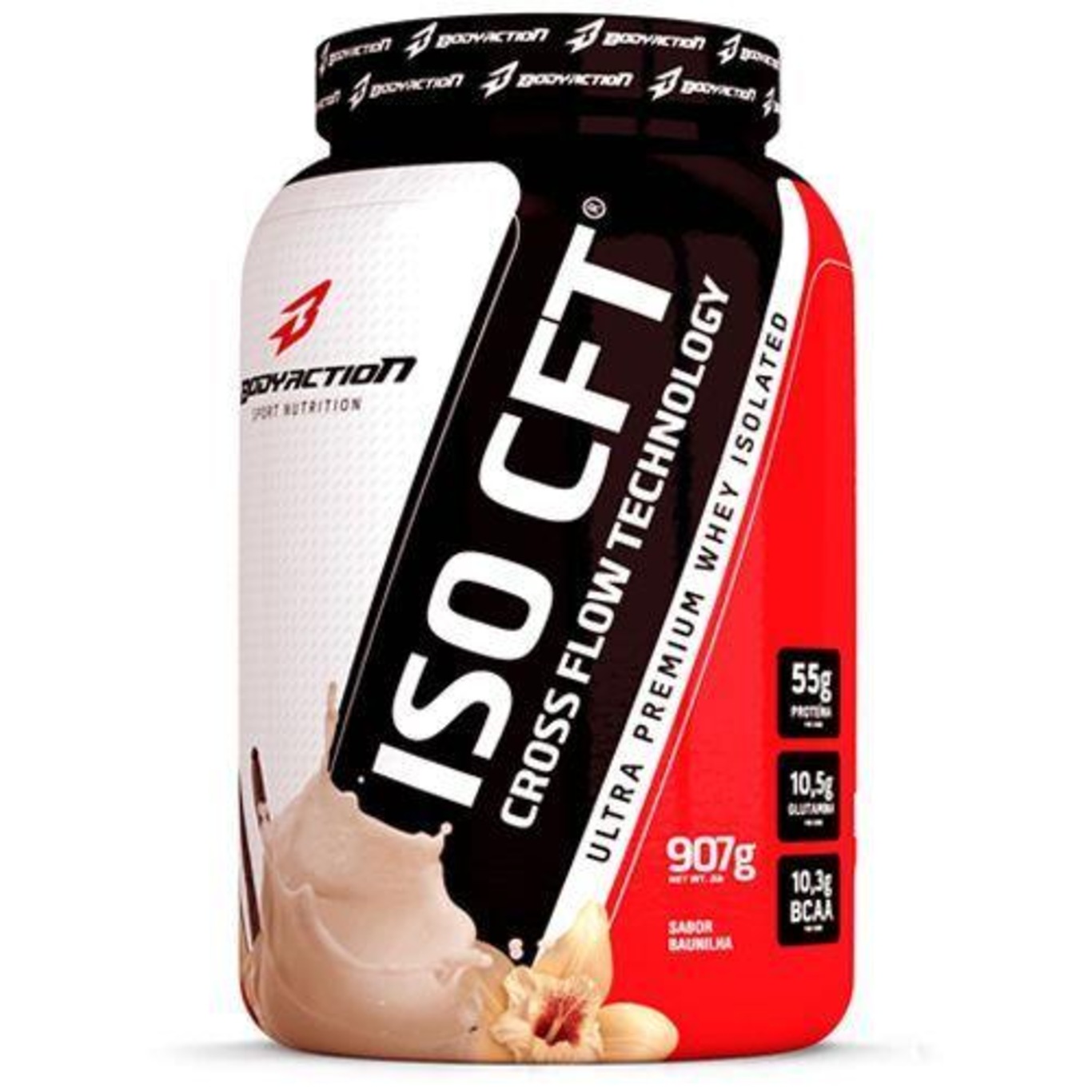 Whey Protein Isolado Body Action ISO CFT - Baunilha - 907g | Centauro