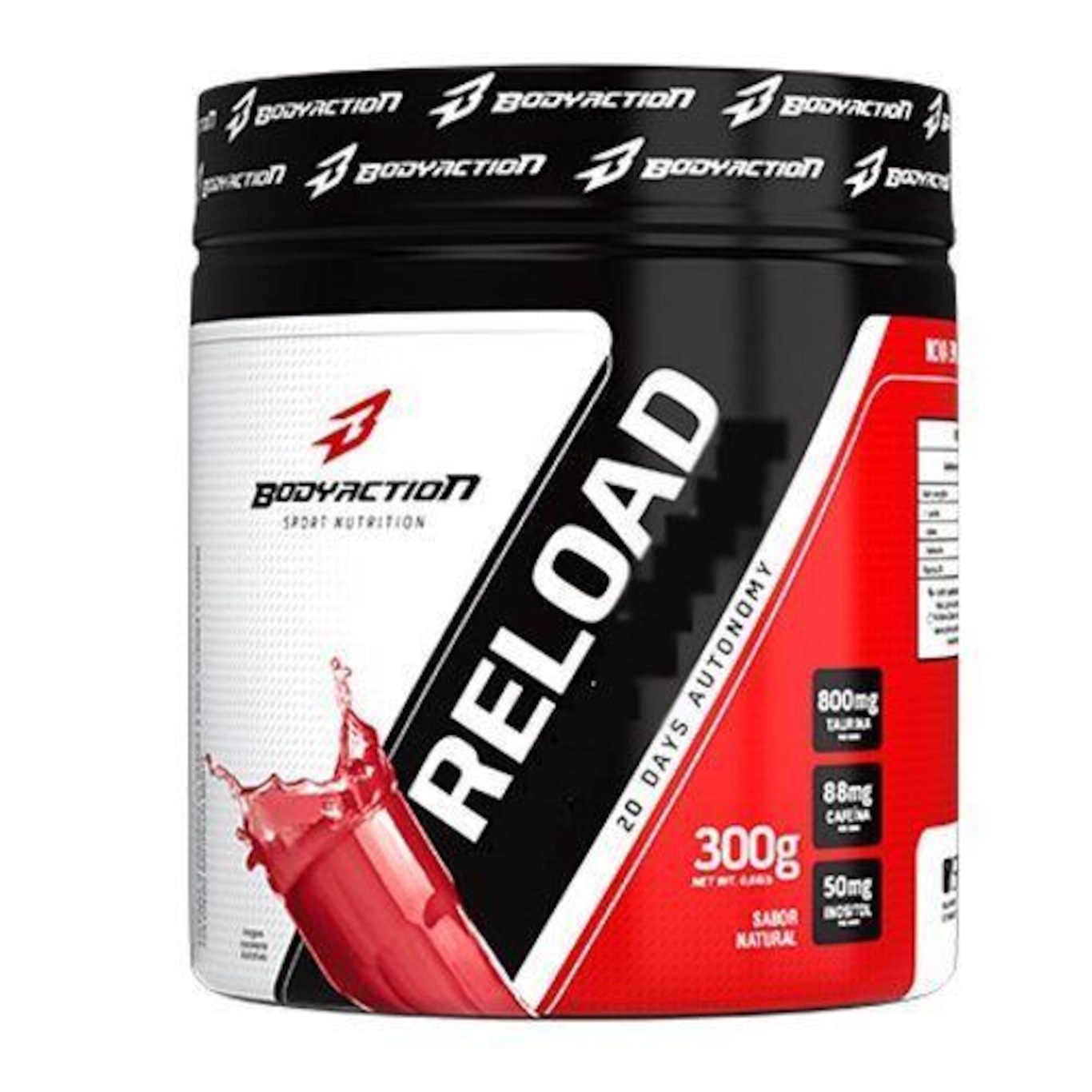 Pré-Treino Body Action Reload Energy Powder - 300g | Centauro