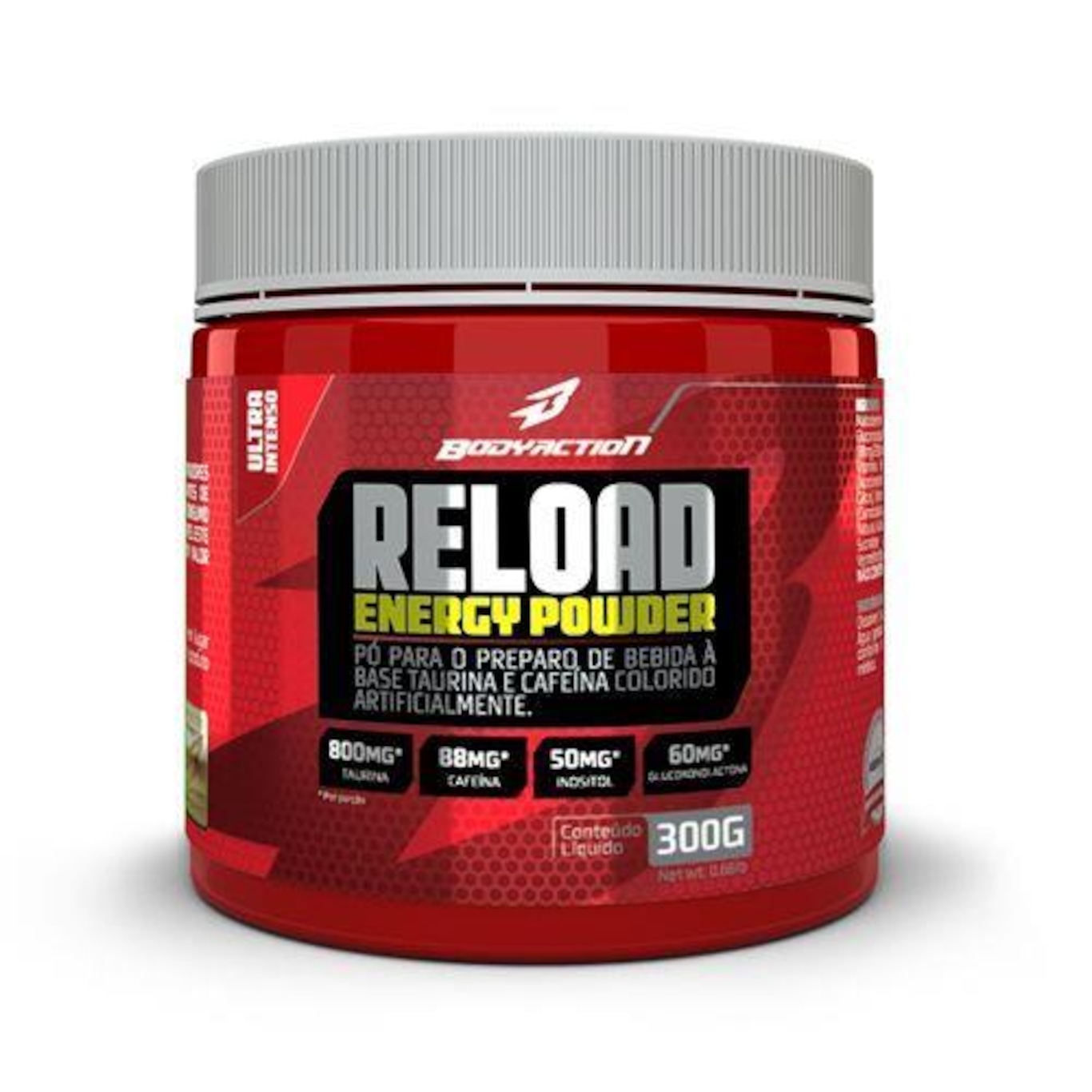 Pré-Treino Body Action Reload Energy Powder - 300g | Centauro