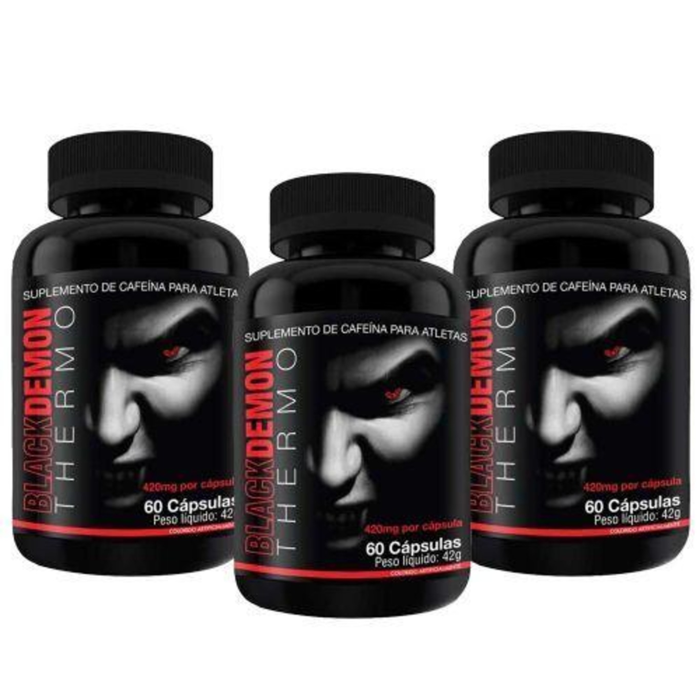 Termogênico Intlab Black Demon Thermo - 60 Cápsulas - 3 Frascos | Centauro