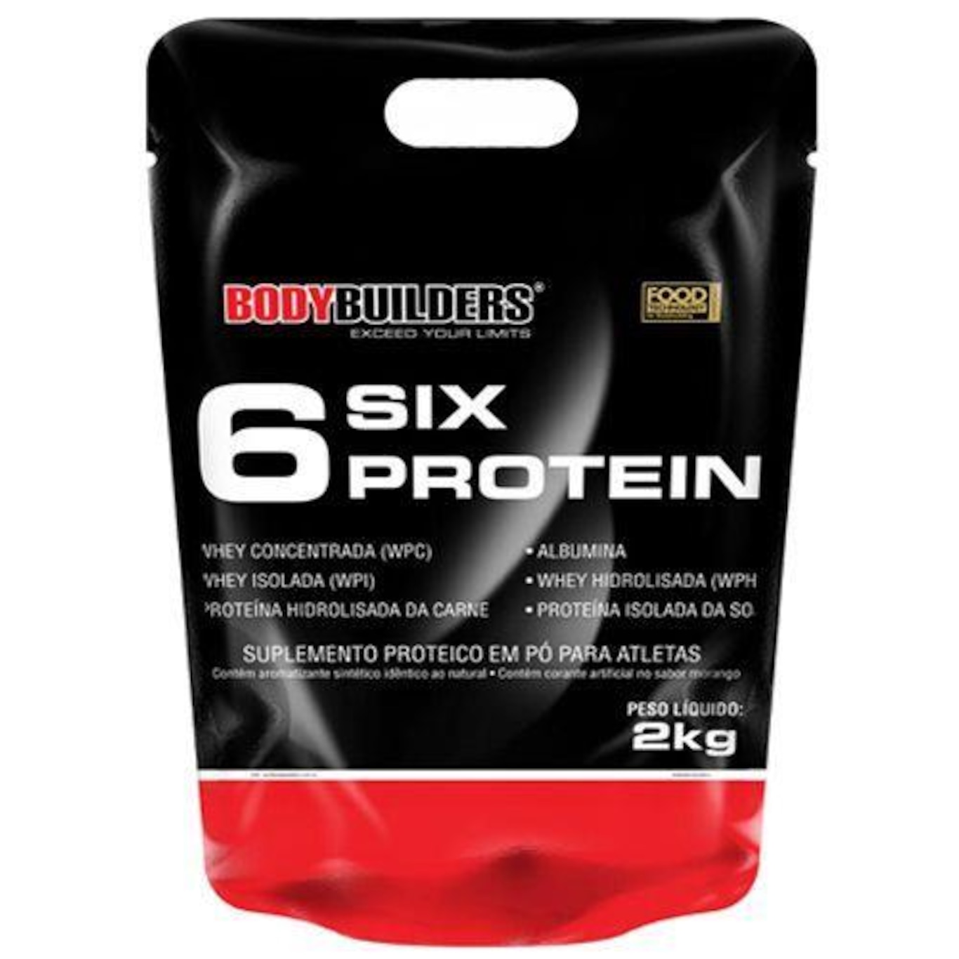 Whey Protein BodyBuilders 6 Six Protein Refil - Chocolate - 2kg | Centauro