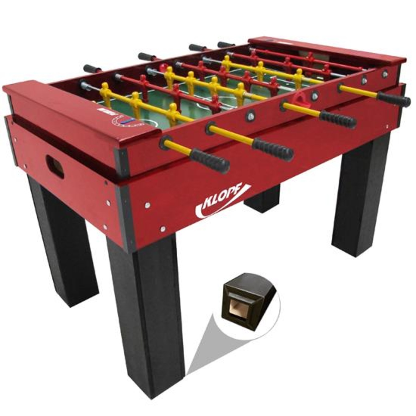 Mesa de Pebolim Klopf 1050 com Bonecos de Alumínio | Centauro