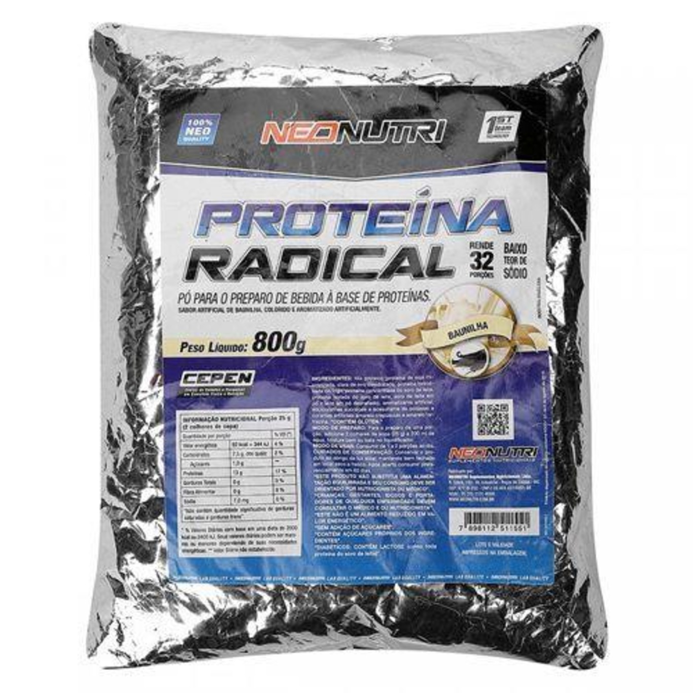 Whey Protein NeoNutri Proteína Radical - Baunilha - 800g | Centauro