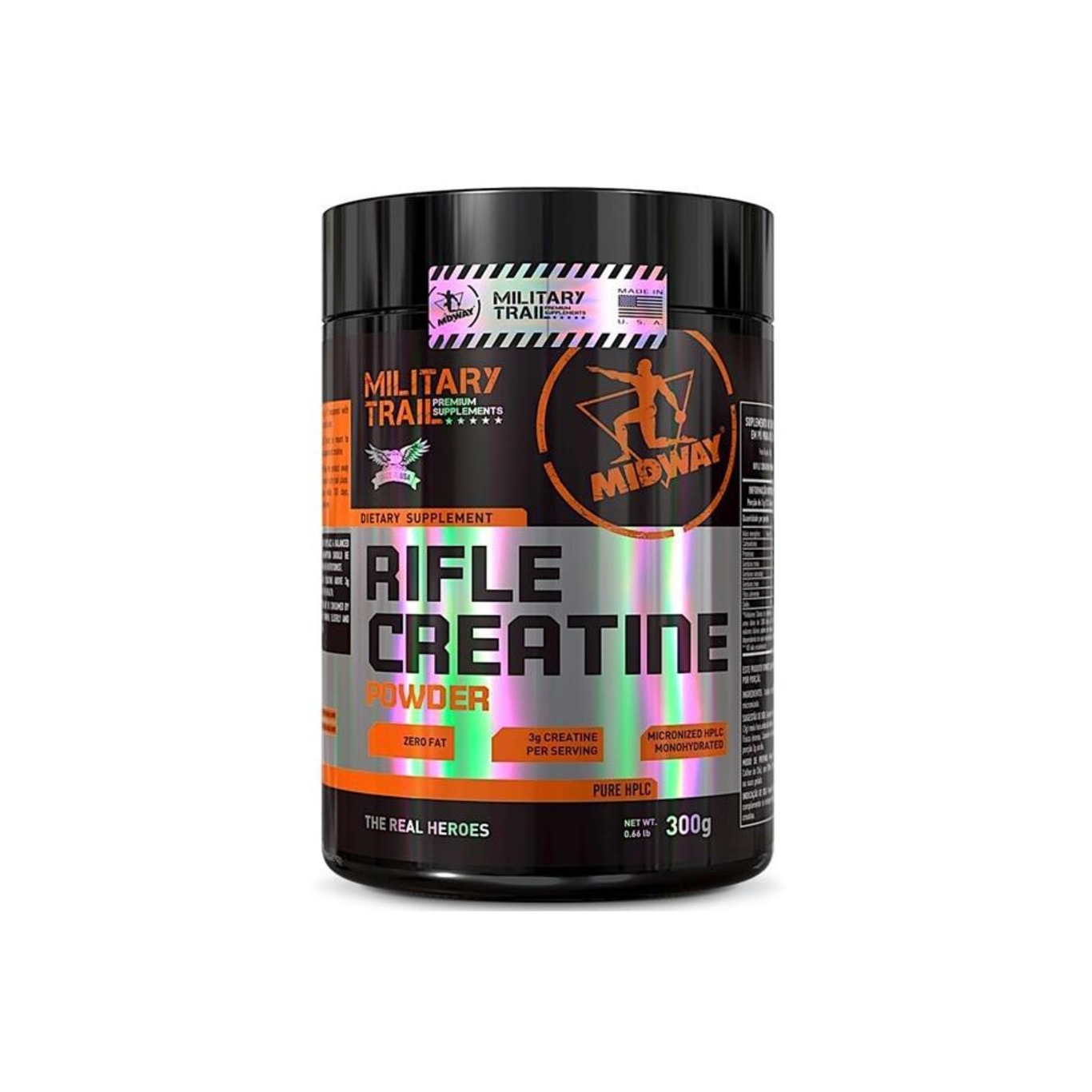 Creatina Midway Rifle Powder Military Trail - 300g | Centauro