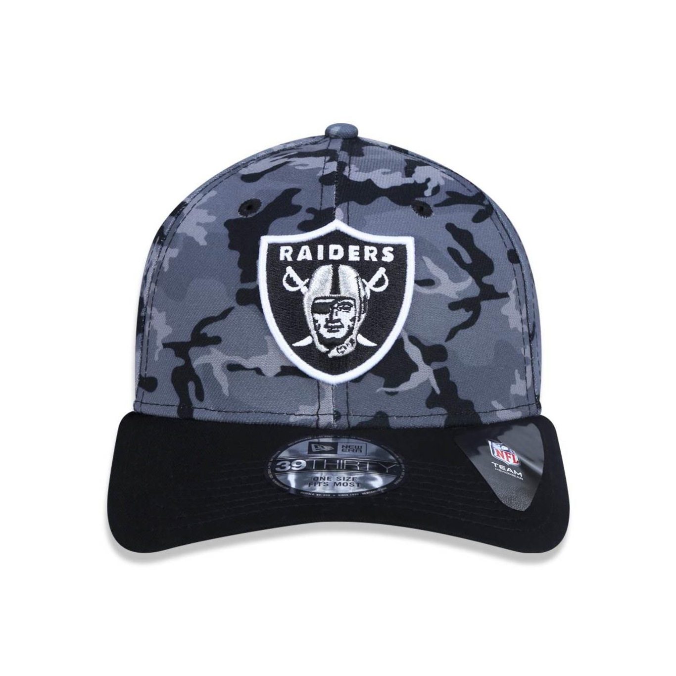 Boné New Era 3930 NFL Oakland Raiders 39158 - Fechado - Adulto | Centauro