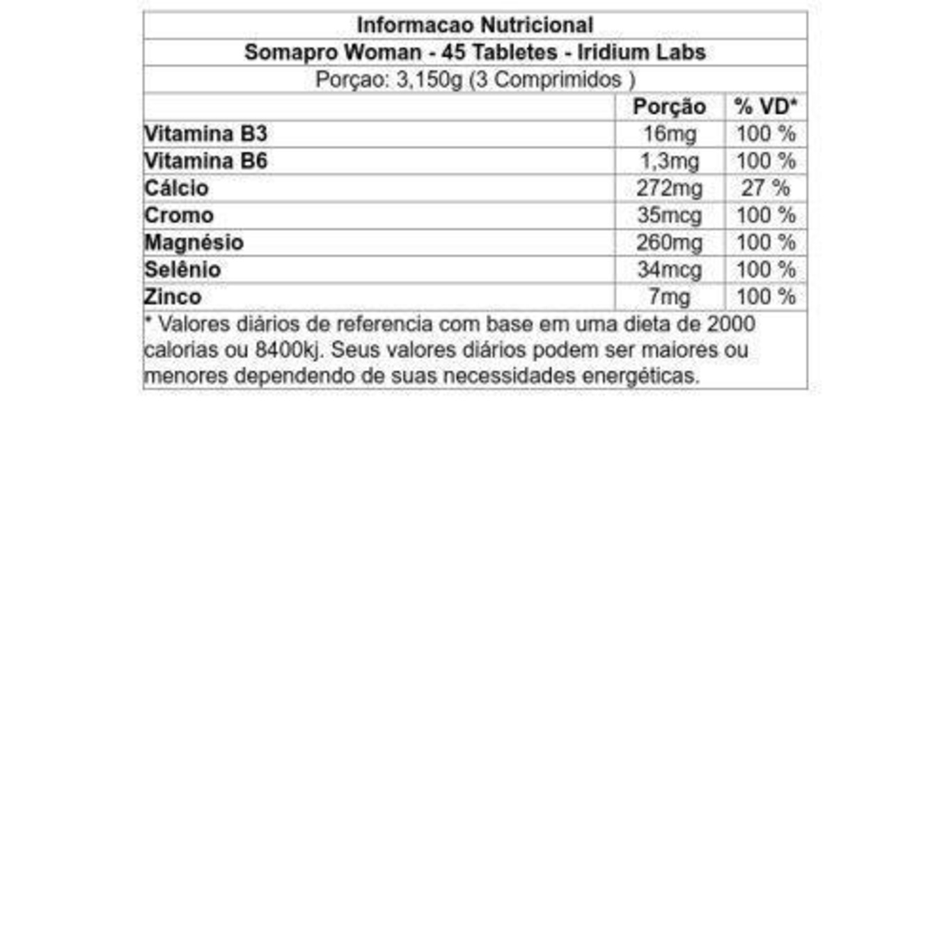 Kit Iridium Kimera Woman Thermo 60 Comprimidos + Somapro Woman - 45 ...