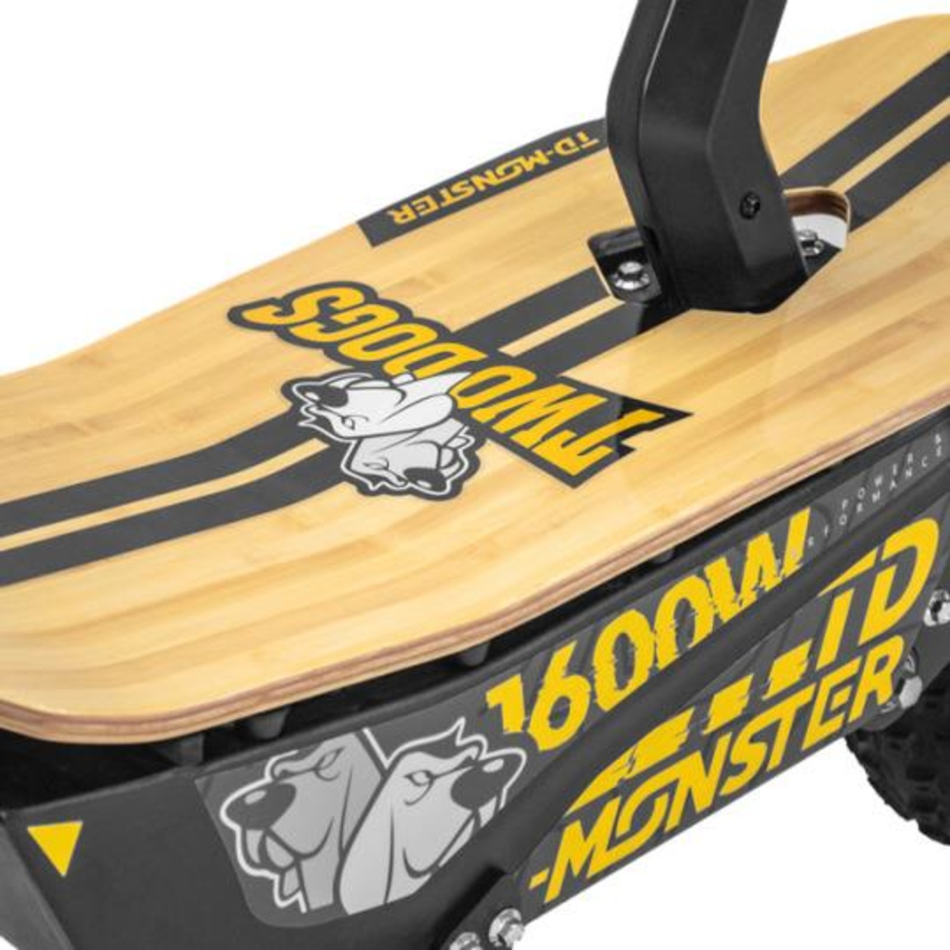 Patinete Elétrico Scooter Two Dogs Td Monster 1600w 48v Preto e Amarelo ...