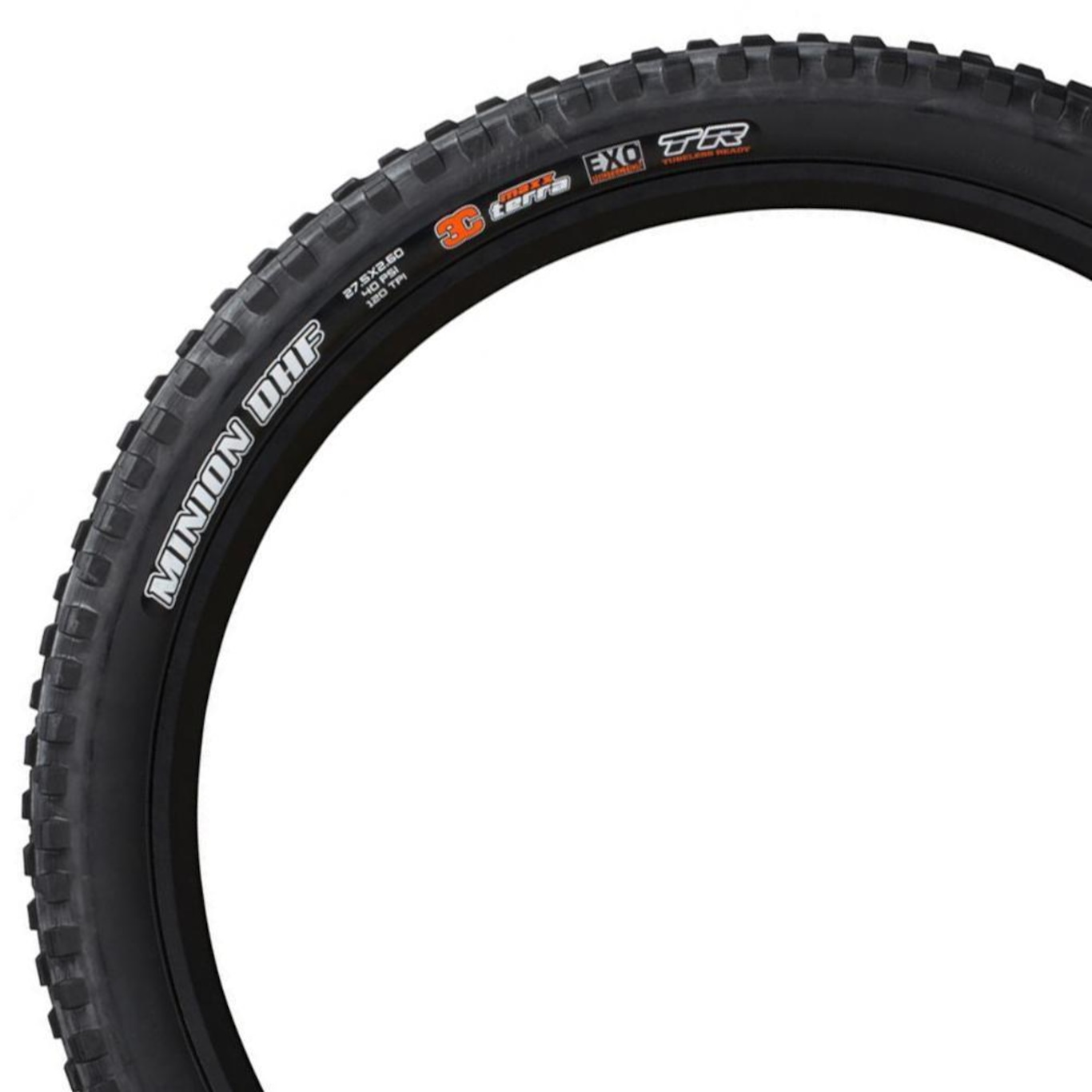 Pneu de Bicicleta Maxxis Minion DHF Dobrável Kevlar 3C/TR/EXO - 27.5x2.60 | Centauro