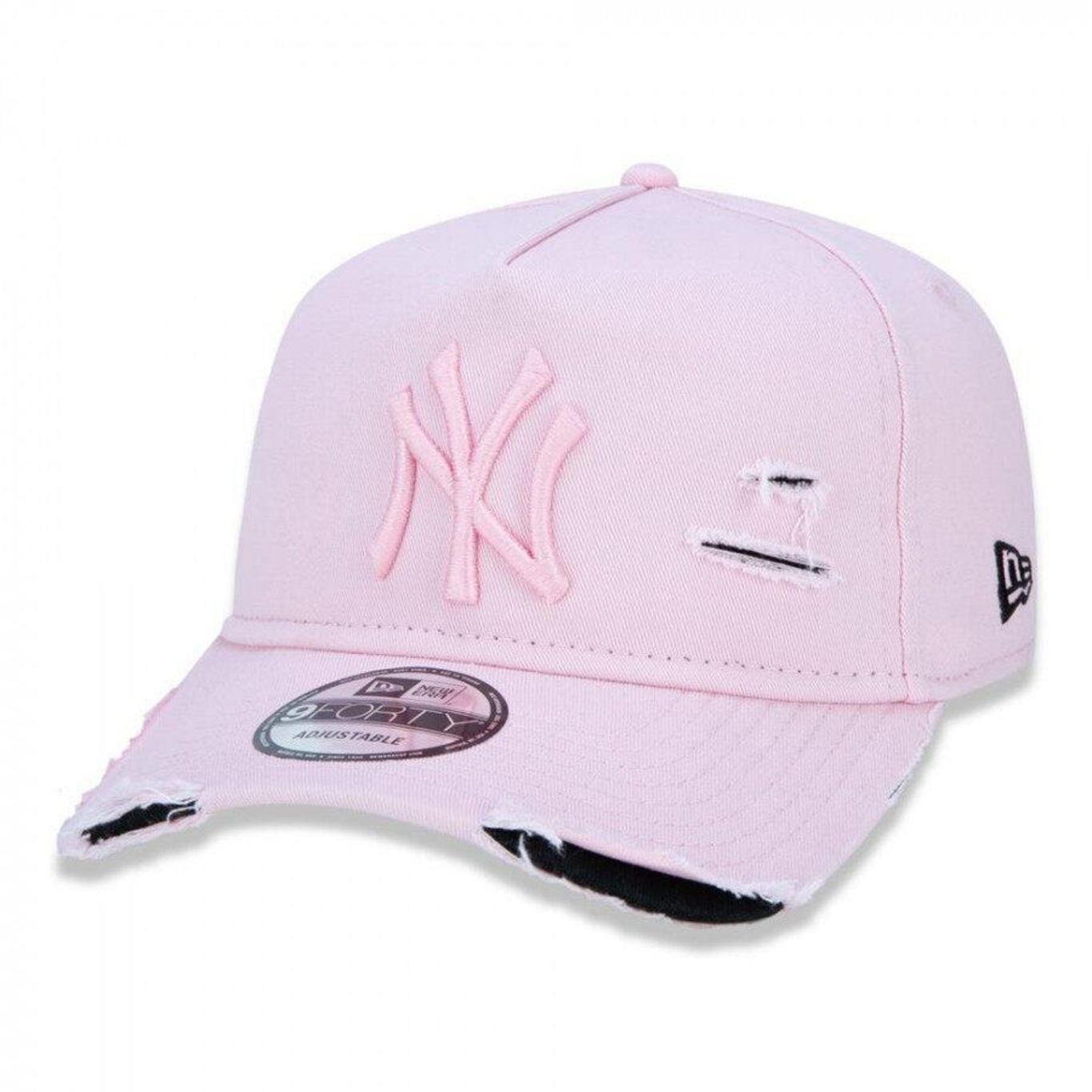 Boné Aba Curva New Era 9Forty A-Frame MLB New York Yankees Destroyed II ...