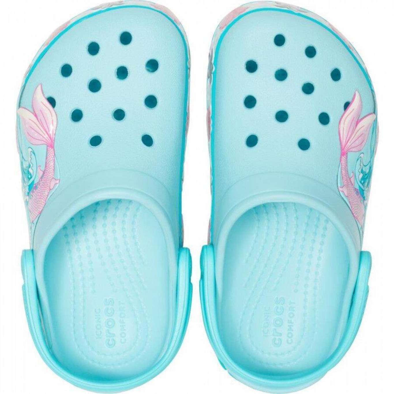 Sandália Crocs Funlab Mermaid Band Clog - Infantil | Centauro