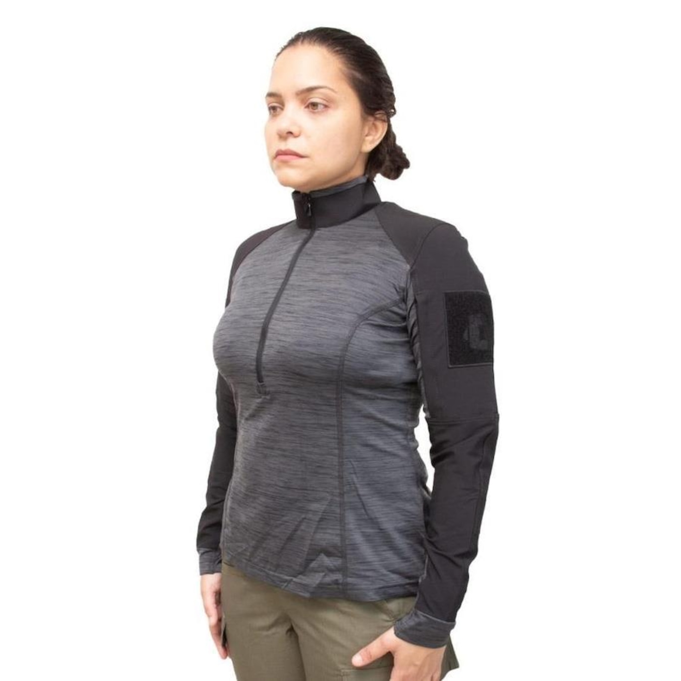 Camisa Tática de Combate Invictus Courage Gola Forrada - Feminina ...