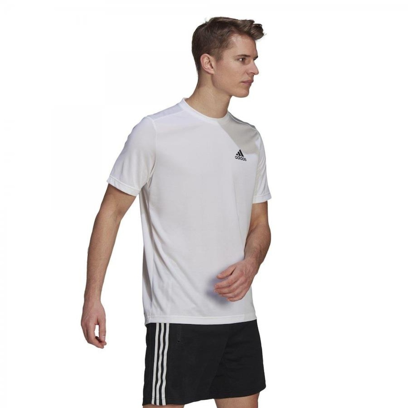 Camiseta adidas D2M Plain - Masculina | Centauro