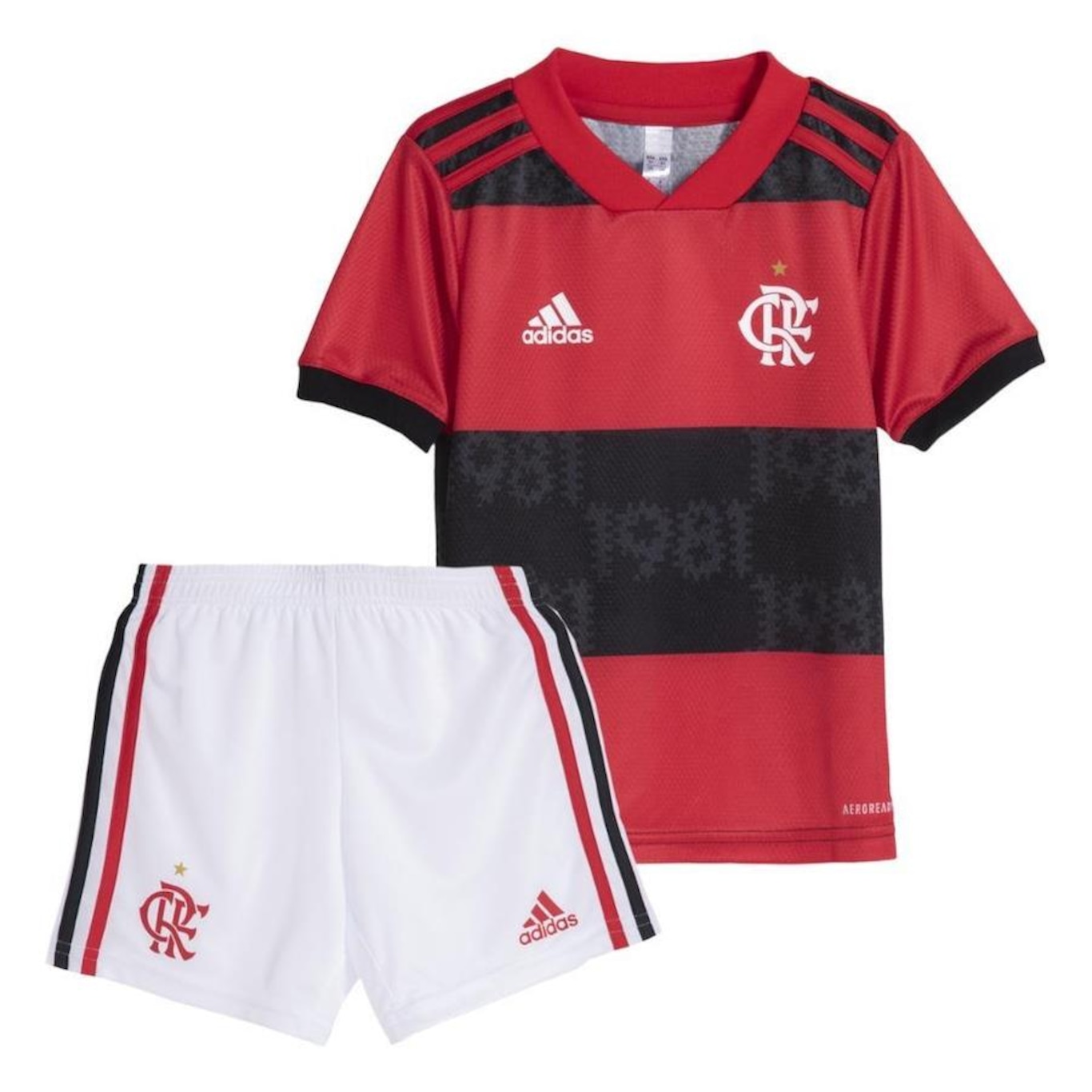 Mini Kit Flamengo adidas I 2021 - Infantil | Centauro
