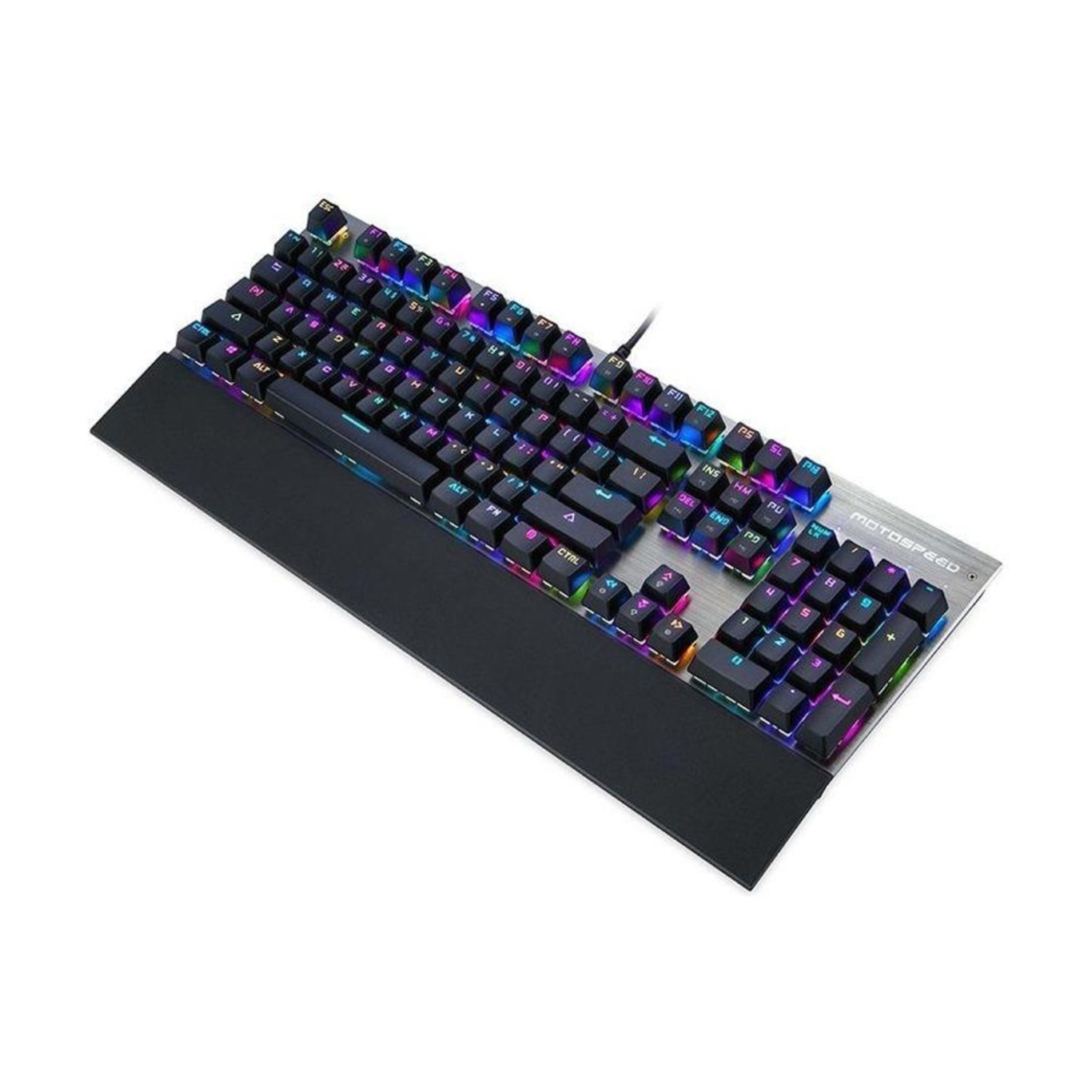 Teclado Mecânico Gamer Motospeed CK108 RGB Switch Red US com fio | Centauro