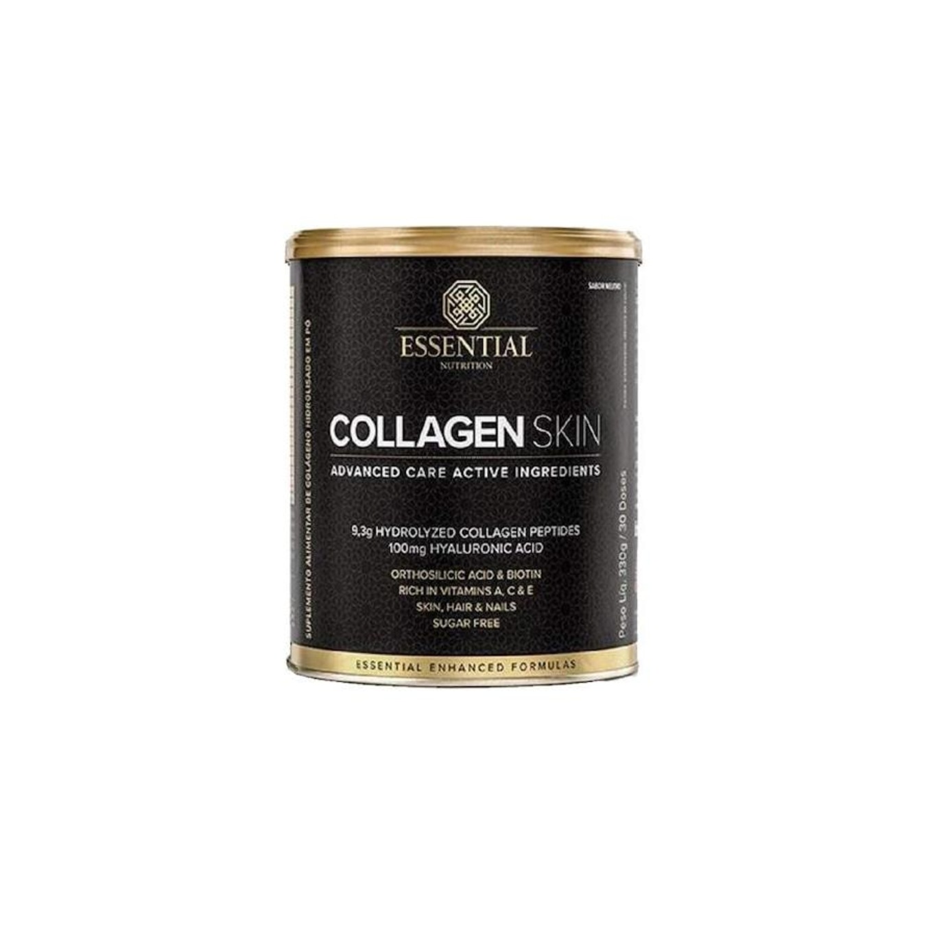 Collagen Skin Colageno Hidrolisado Essential Nutrition - Neutro - 330g ...