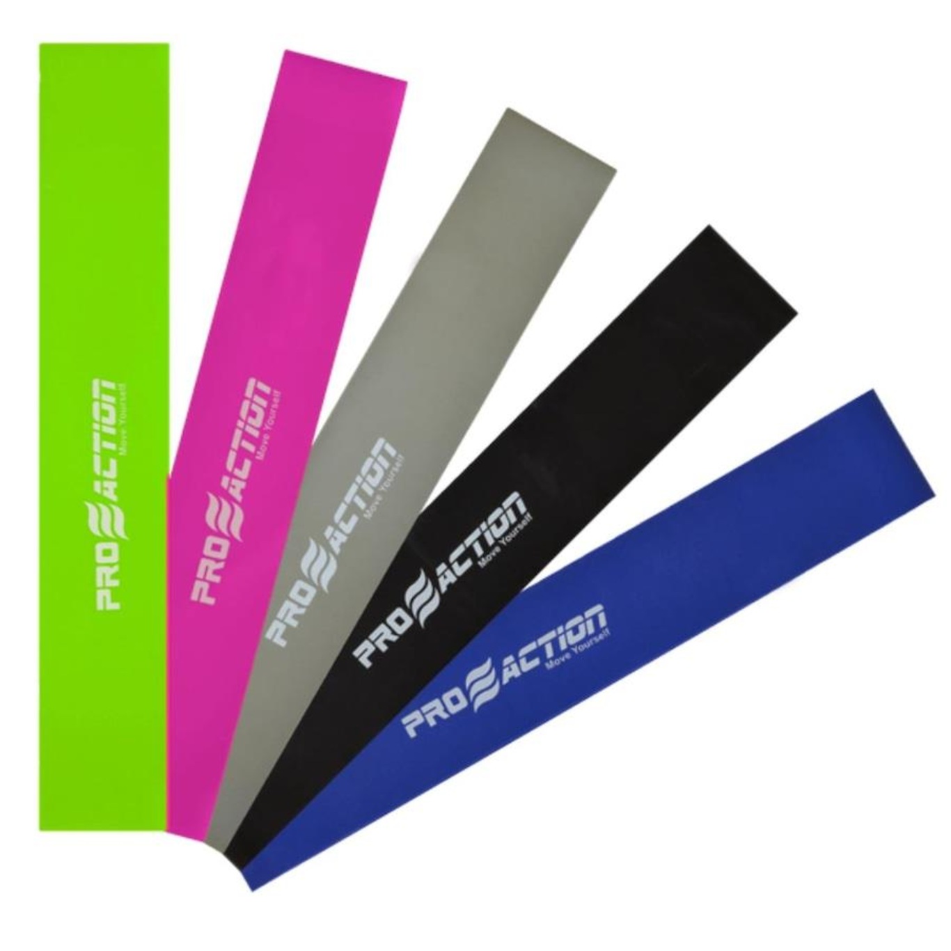 Kit de Faixas Elásticas ProAction Mini Band para Exercícios - Tensões ...