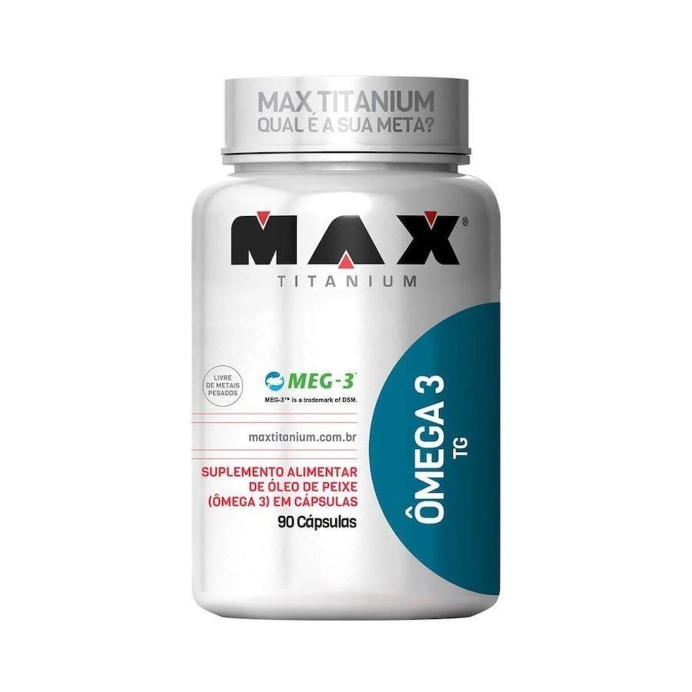 Ômega 3 Max Titanium - 90 Cápsulas | Centauro