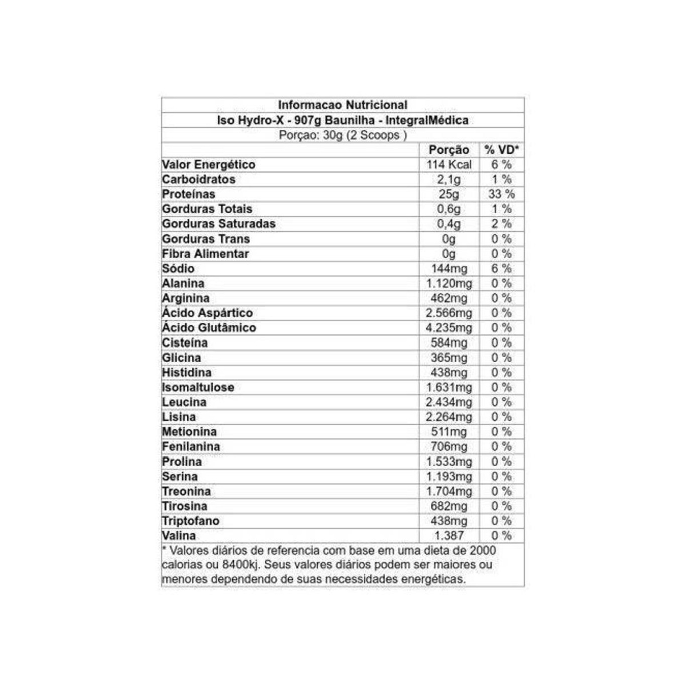 Iso Hydro X Integralmédica - Baunilha - 907g | Centauro