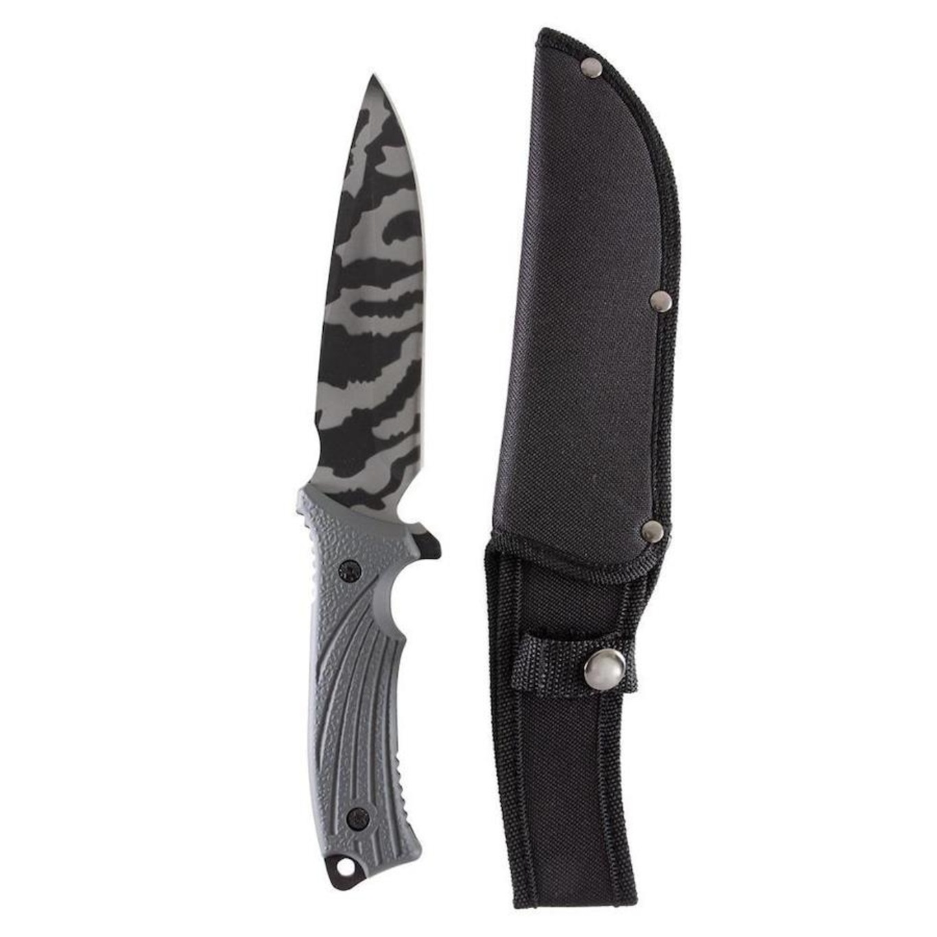 Faca Tática BR Force Full Tang Sucuri em Aço com Bainha Lâmina 0,3 cm ...