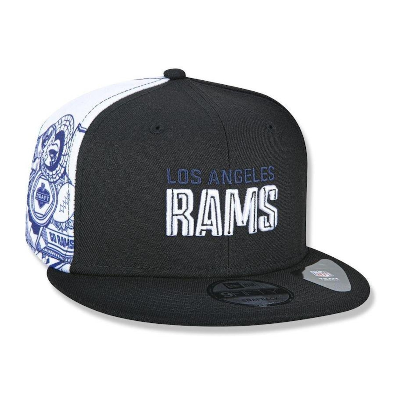 Boné Aba Reta New Era Los Angeles Rams 950 Draft Font Aba - Snapback ...