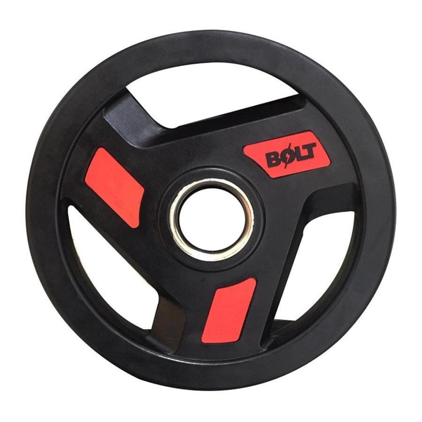 Anilha Rubber Lightning Bolt - 20Kg | Centauro