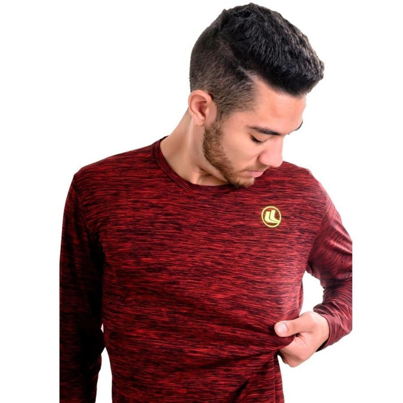 Camiseta Manga Longa Esporte Legal Rajada Plank UV45 - Masculina | Centauro