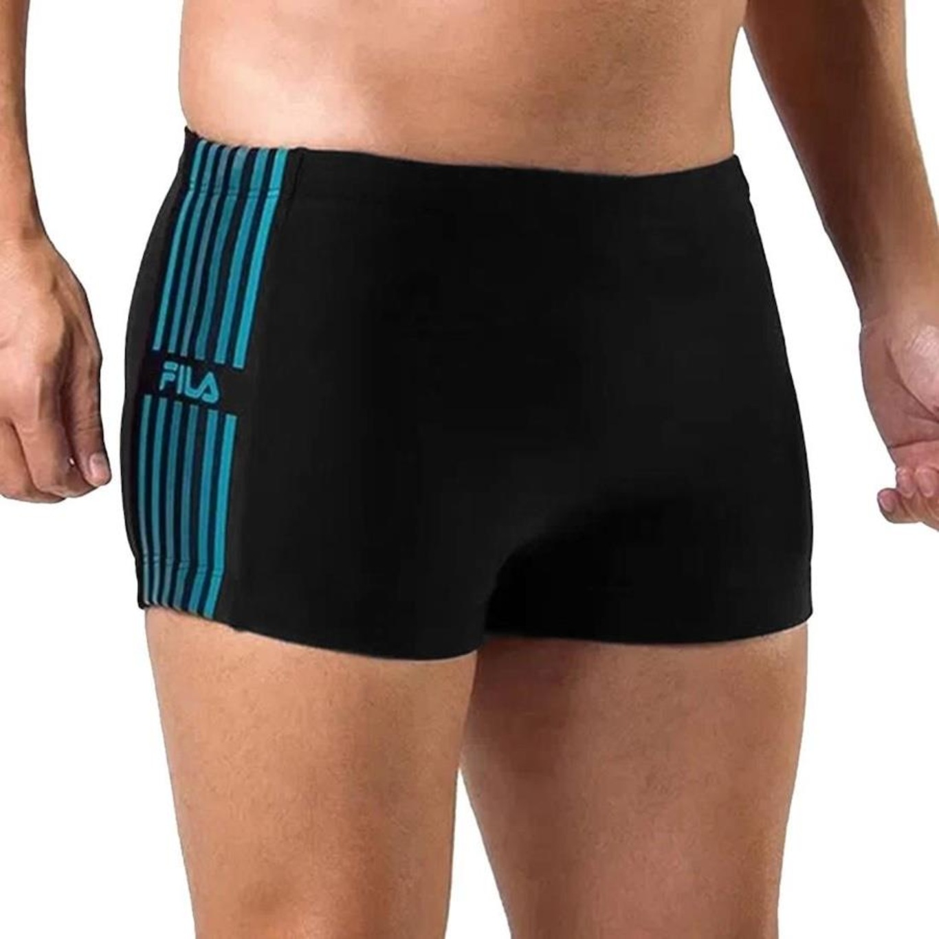 Sunga Fila Geo Stripes Proteção UV - Adulto | Centauro