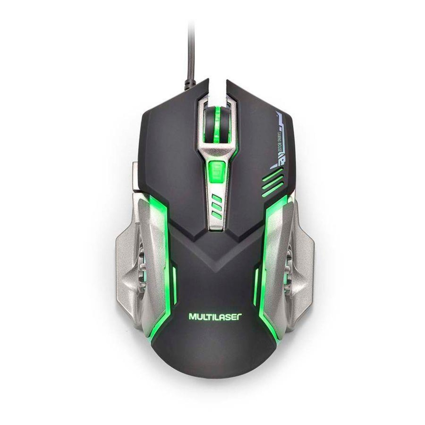Mouse Gamer Multilaser 2400DPI com 6 Botões MO269 | Centauro