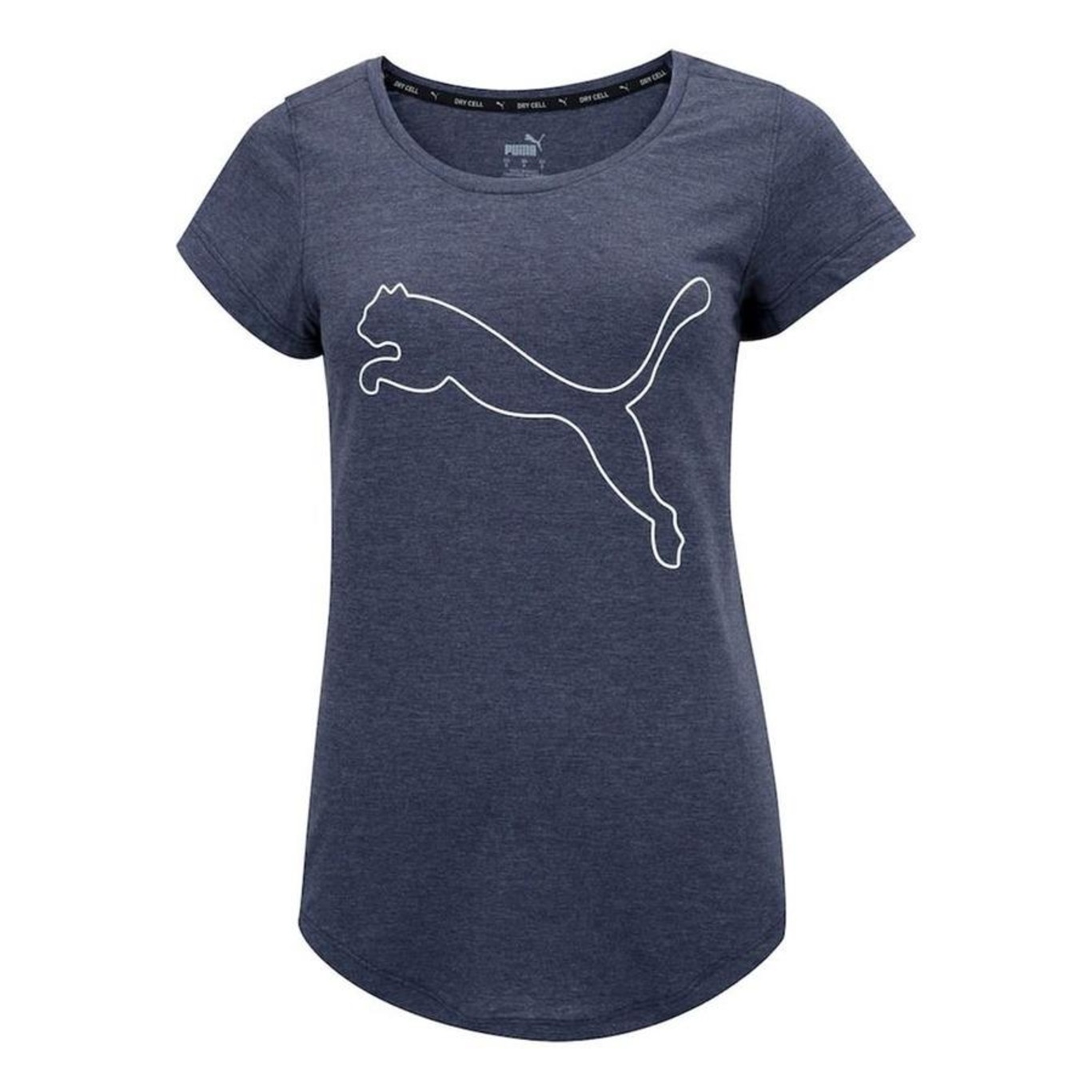 Camiseta Puma Performance Heather Cat - Feminina | Centauro