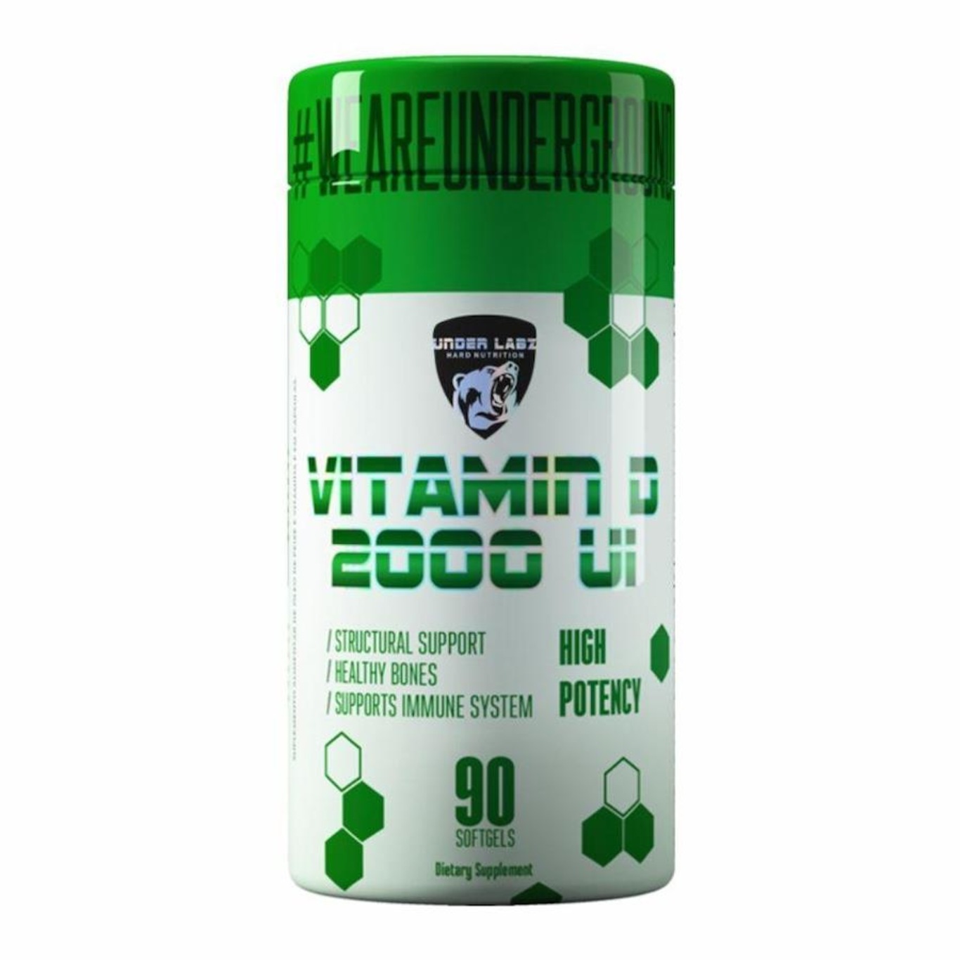 Vitamin D-2000 Cálcio Sáude Óssea Bem Estar - 60 Cápsulas | Centauro