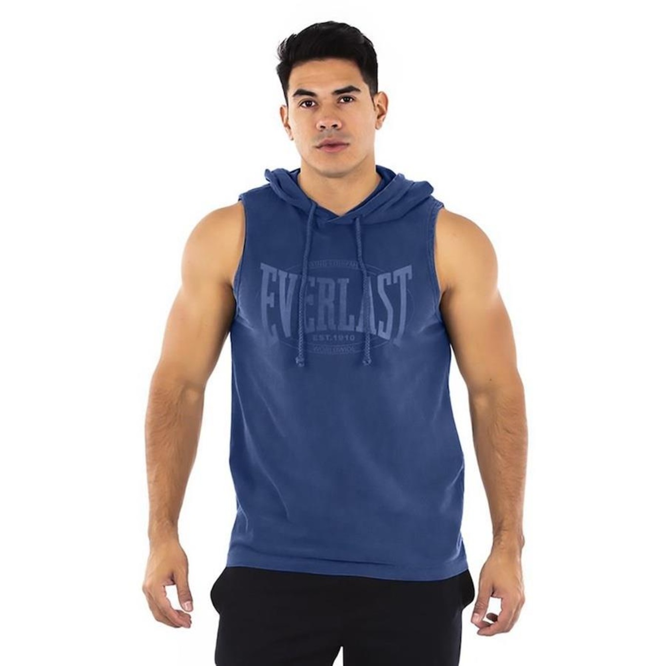 Camiseta Regata com Capuz Everlast Fundamentals - Masculina | Centauro