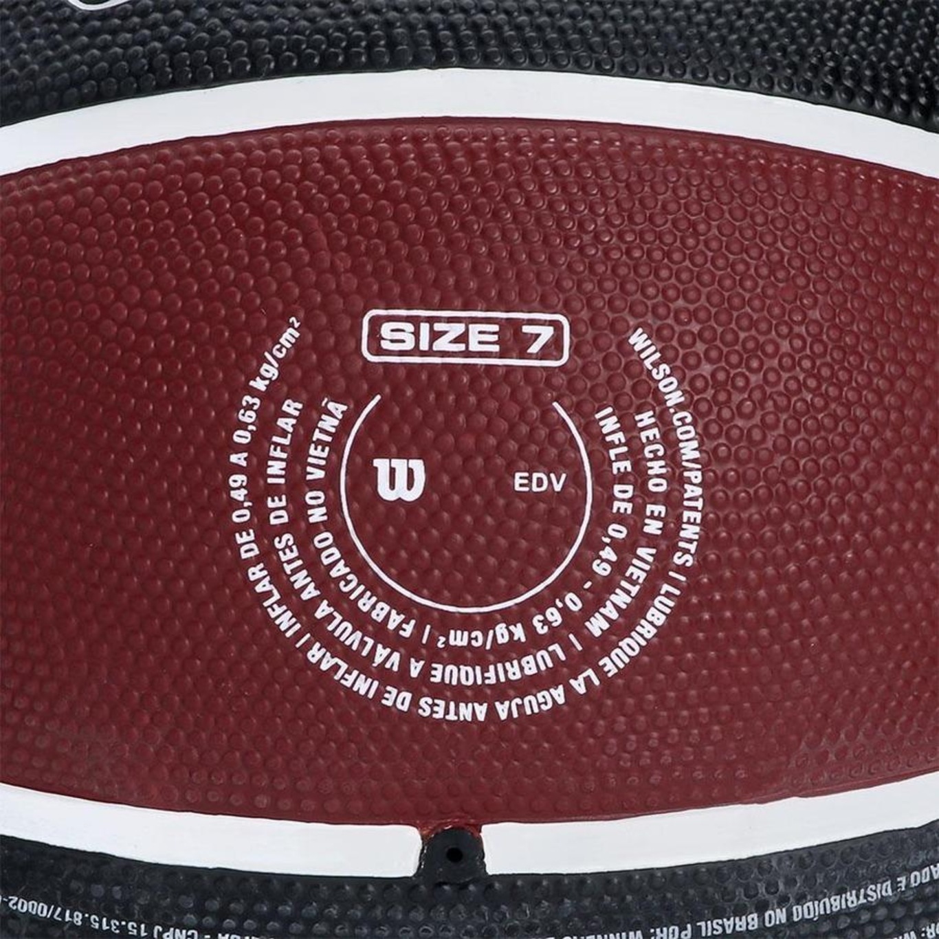 Bola de Basquete Wilson NBA Team Tribute Miami Heat Tam7 | Centauro