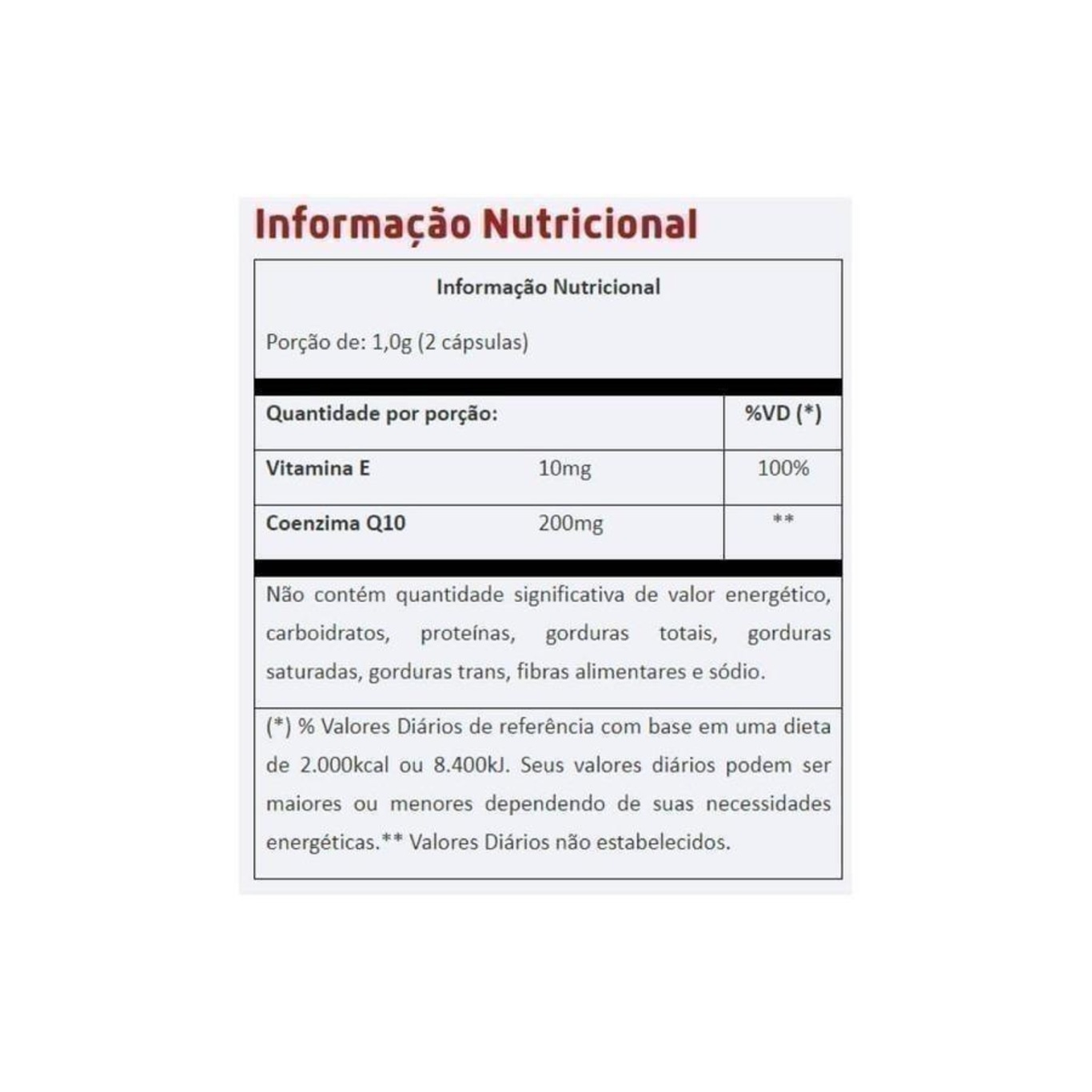 Coenzima Q10 Vitafor - 60 Capsulas | Centauro