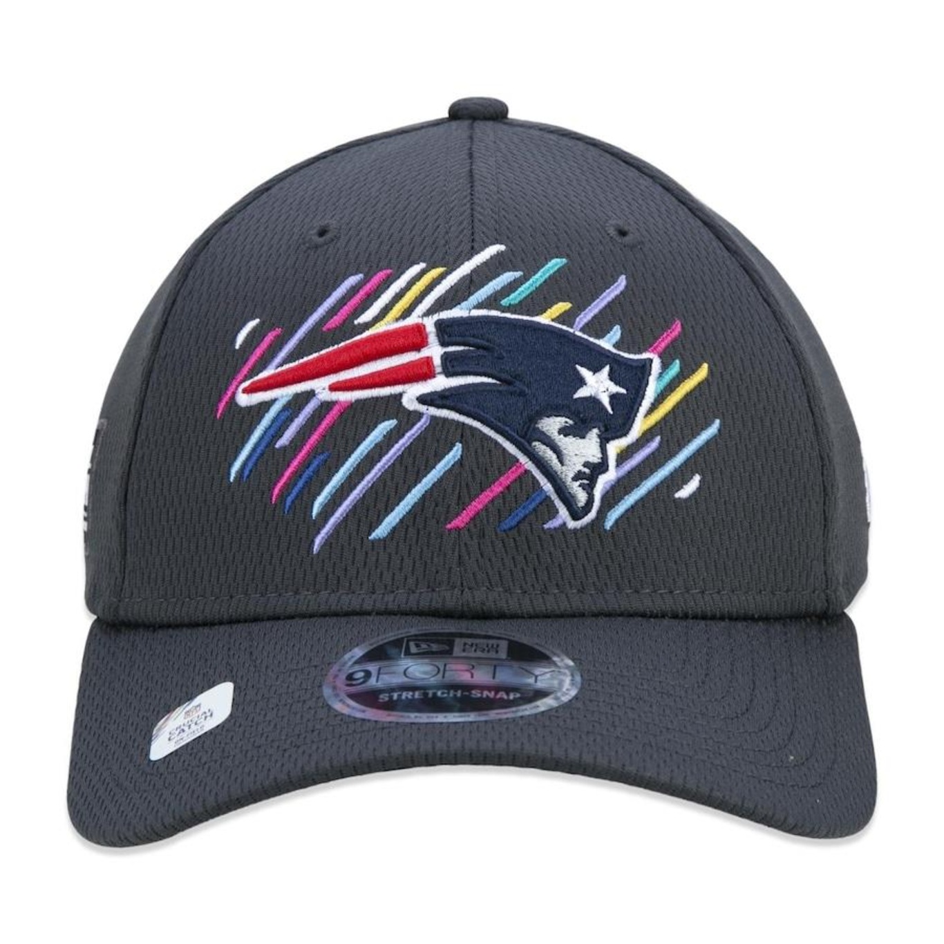 Boné Aba Curva New Era 9Forty Stretch Snap New England Patriots Crucial ...