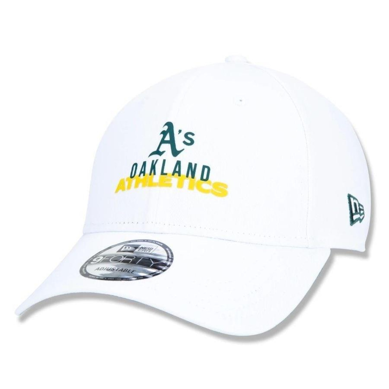 Boné Aba Curva New Era Oakland Athletics 940 Urban Tech Basic Rubber ...