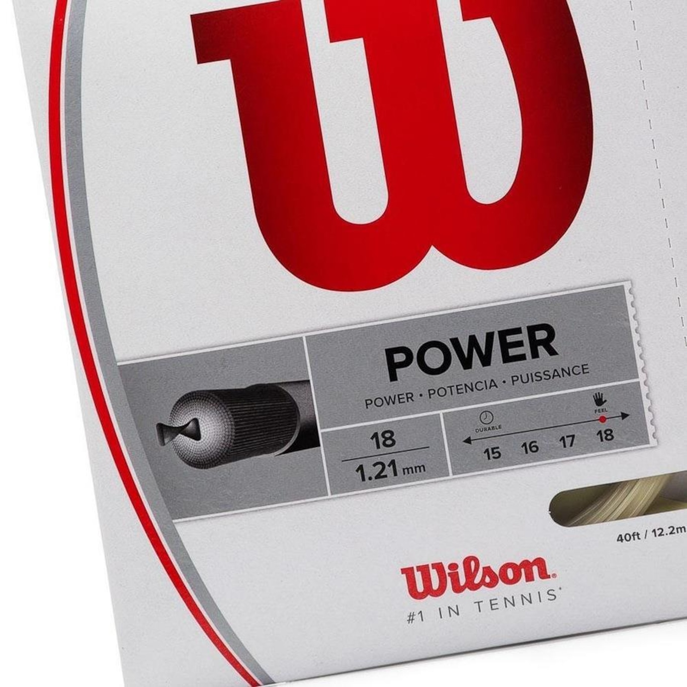 Corda Wilson Nxt Power 18L 1.21Mm Natural - Set Individual | Centauro