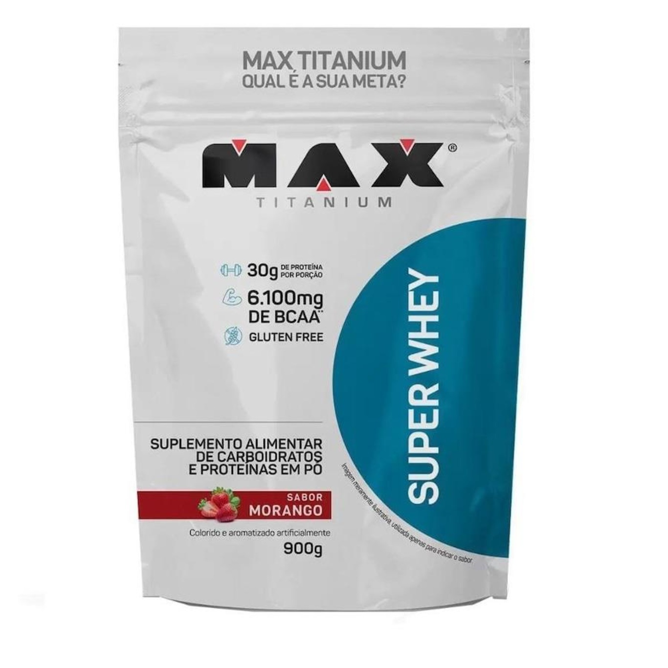 Combo Super Whey Isolado Max Titanium Concentrado - Morango - 900g - 3 ...