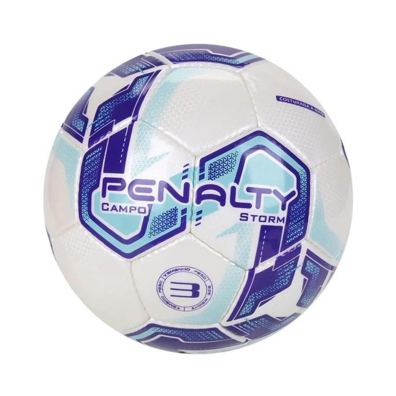Bola de Futebol de Campo Penalty Storm XXI + Bomba de Ar | Centauro